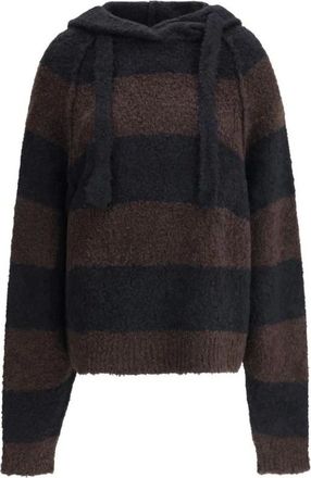 Petar Petrov Femme, Sweatshirts et sweats à capuche, Multicolore, Taille: 38 FR Cropped Hooded Jumper, Style Confortable