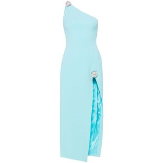 DAVID KOMA Klares Blaues Asymmetrisches One-Shoulder Kleid - - Dresses - Damen - Blau - M
