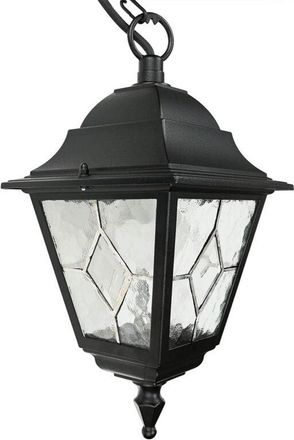 Licht-Erlebnisse Licht-erlebnisse - Pendelleuchte au&szlig;en Schwarz Rustikal E27 IP43 Laterne Au&szlig;enlampe