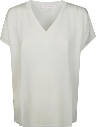 Absolut Cashmere Femme, Pulls, Blanc, Taille: 38 FR Miranda Scollo V Lyoncelle Cashmere