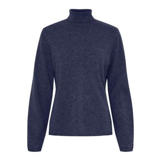 BTF-CPH Btfcph - Pull en cachemire et m&eacute;rinos &agrave; maille fine - Femme - Pulls - Bleu - Taille: 38 FR