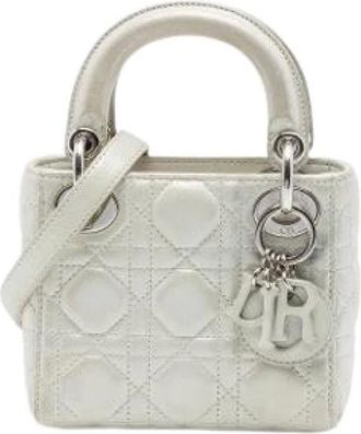 Dior Lady Dior Pre-owned - Femme - Pre-owned - Gris - Taille: ONE Size