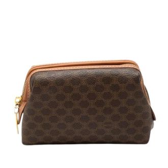 Celine Pre-owned Coated Canvas Pouch - - Pre-owned - Damen - Braun - ONE SIZE