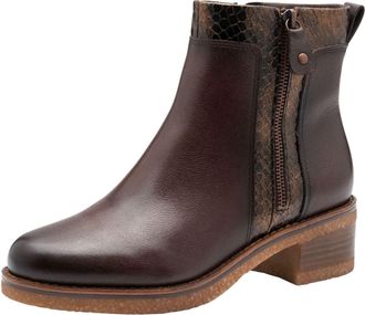 Marco Tozzi Marco Tozzi Damen Stiefeletten mit Lederanteil Blockabsatz, Braun (Mocca Comb), 37 EU