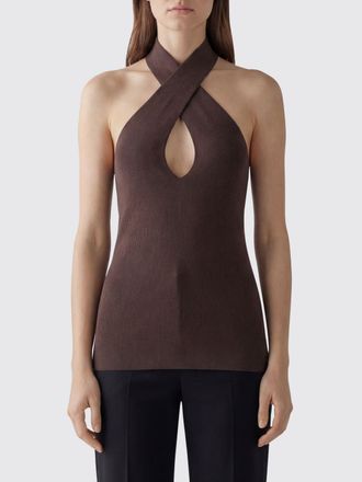 Federica Tosi Top Femme couleur Marron