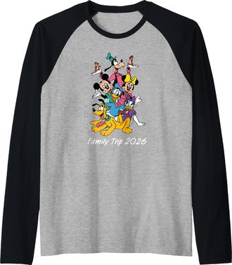 Disney Mickey & Friends Family Trip 2026 Matching Vacation Raglan