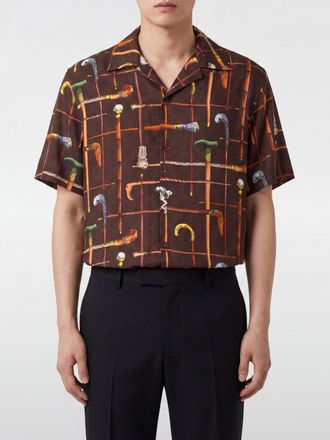 Dr&ocirc;le de Monsieur Chemise Homme couleur Marron