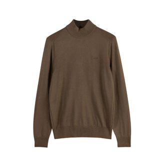 HUGO BOSS Homme, Pulls, Vert, Taille: 2XL Pull à col roulé