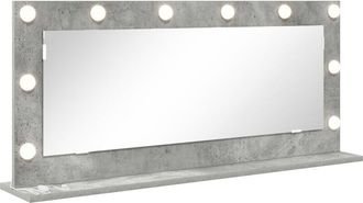 vidaXL Kosmetikspiegel mit Spiegel Beton Grau 100 x 45 x 18 cm Vidaxl