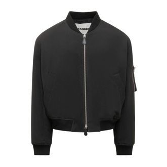 Jil Sander Homme, Vestes, Noir, Taille: 2XL Bomber Jacket