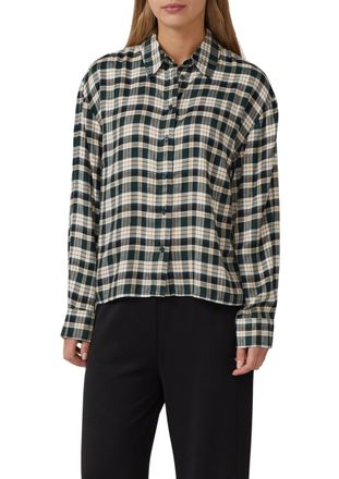 s.Oliver Hemdbluse im Relaxed Fit mit Raffung am R&uuml;cken