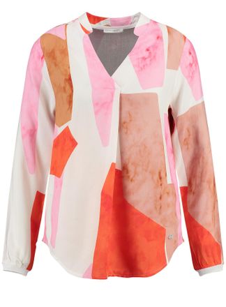 Key Largo Damen Agnes v-Neck Bluse, Powder Rose (1344), Small