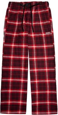 HUGO BOSS Hugo Flannel Check_Pants 10274956 0 Pantalon de Pyjama, Rouge Ouvert, S Femmes