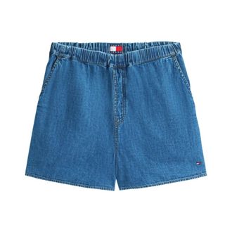 Tommy Jeans Chambray Loose Shorts - - Shorts - Damen - Blau - S
