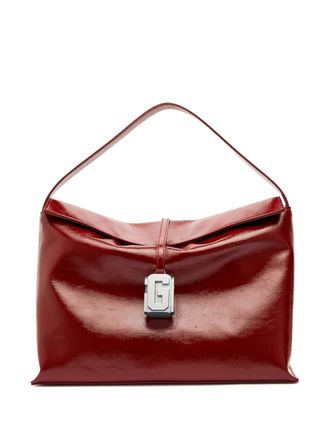 GCDS grand sac Comma en cuir - Rouge