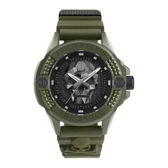 Philipp Plein Homme, Accessoires, Vert, Taille: ONE Size The $kull Ecoceramic