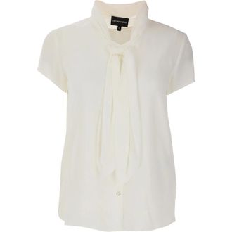 Emporio Armani Wei&szlig;e Bluse - Zeitloser Stil - - Blouses & Shirts - Damen - Wei&szlig; - M
