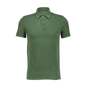 Majestic Filatures Gr&uuml;nes Baumwoll-Poloshirt - - Tops - Herren - Gr&uuml;n - 2XL