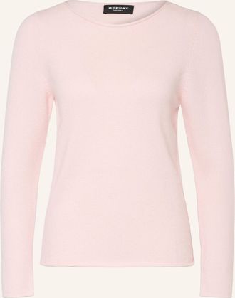 Repeat Repeat Cashmere-Pullover rosa