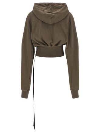 Rick Owens Collage Gimp Hoodie - Khaki