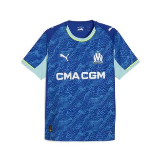 Puma Maillot Authentic Third 25/26 Olympique de Marseille Homme, Accessoires, Bleu, 3XL