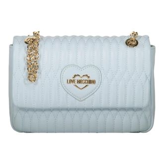 Love Moschino Femme, Sacs, Bleu, Taille: ONE Size Sac bandouli&egrave;re matelass&eacute;