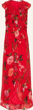 Phase Eight Kleid Mae Mit Volants rot