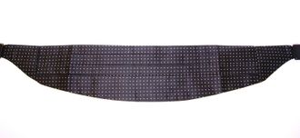 Dolce & Gabbana Mens Black Waist Smoking Tuxedo Cummerbund Belt Silk