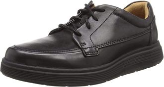 Clarks Herren Un Abode Ease Derbys, Schwarzes Leder, 39.5 EU