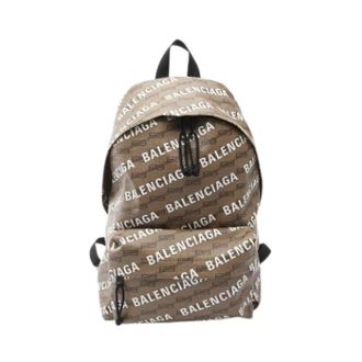 Balenciaga unisex, Pre-owned, Brun, Taille: ONE Size Sac &agrave; dos Vintage en Toile Pre-owned
