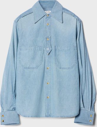 Celine Chemise Femme couleur Bleu