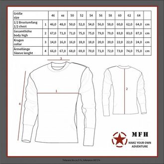 MFH Troyer BW Pullover mit Brusttasche - Freizeitkleidung von MFH