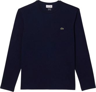 Lacoste Homme, Tops, Bleu, Taille: XS T-shirt en jersey de coton Pima