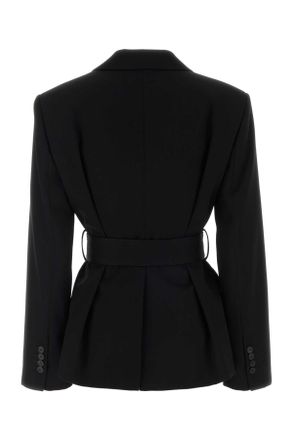 Lanvin Womens Black Wool Blazer Giacche E Gilet Jacket