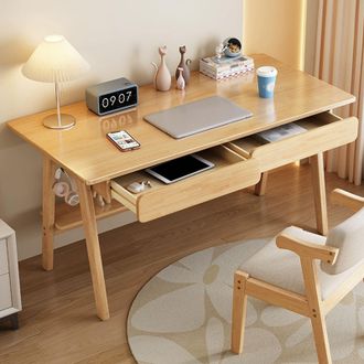Generic Schreibtisch mit Schubladen, B&uuml;roschreibtisch aus Holz, Arbeitsplatz for Schlafzimmer, Homeoffice, Kreatives Basteln