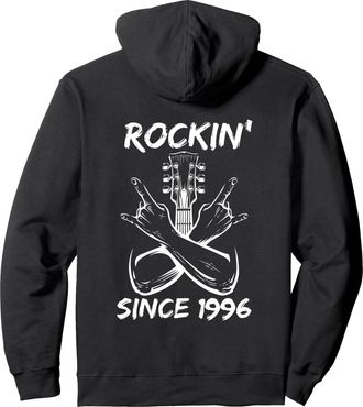 BDAZ Rockin Since 1996 Rock-Gitarre zum 30. Geburtstag, 30 Jahre alt Pullover Hoodie