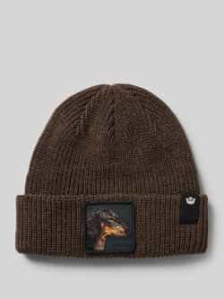 Goorin Brothers Beanie mit Motiv-Patch Modell THE SHADOW BEANIE
