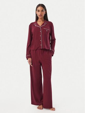 Polo Ralph Lauren Pyjama 4P0229 Dunkelrot Relaxed Fit