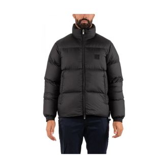 Emporio Armani Stilvolle Blouson Jacke - - Jackets - Herren - Schwarzk - XL