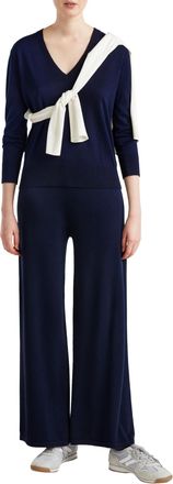 Benetton Damenhose, blau, M