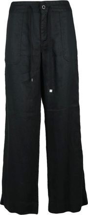 Ralph Lauren Femme, Pantalons, Noir, Taille: 38 FR Pantalon Large Coupe Confort