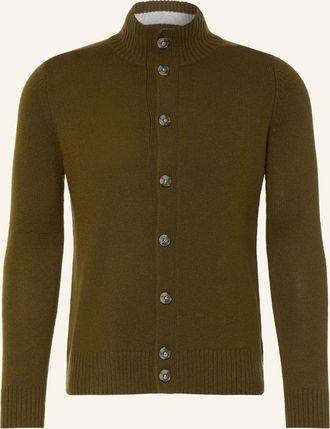 Strokesman's Strokesmans Strickjacke Aus Cashmere gruen