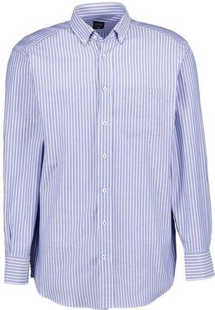 van Laack Herren Hemden blau Baumwolle