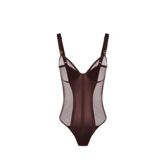 Elisabetta Franchi Damen, Oberteile, Braun, MGr&ouml;&szlig;e