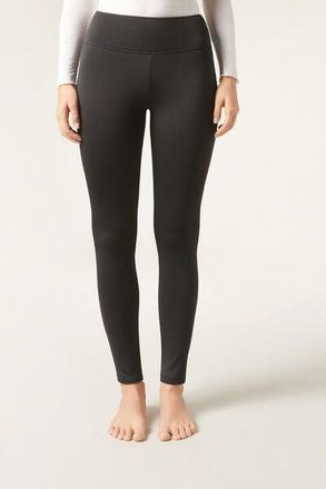 Calzedonia Thermo-leggings Plush Schwarz