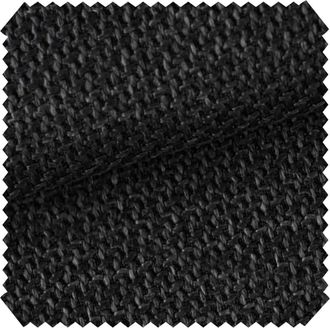 Novely OTTO - Grob Gewebter Polsterstoff - UV-Beständiger Möbelstoff - Melierter Struktur-Stoff - Pflegeleichte Meterware 1 lfm | Farbe: 12 Schwarz