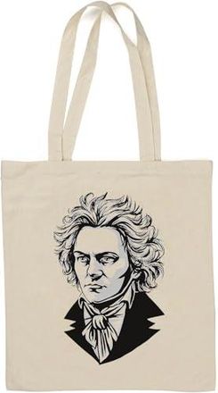 Generic L Sketch Art Sac fourre-tout en coton naturel Blanc