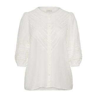 Kaffe Curve Femme, Blouses et Chemises, Blanc, Taille: 40 FR Chemises