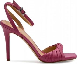 Michael Kors Femme, Chaussures, Rose, Taille: 38 1/2 EU Kiana Leather Sandal