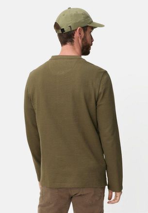 Camel Active Henleyshirt mit Knopfleiste Langarm